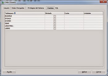 Trabajando con SqlDeveloper: Crear un usuario Oracle