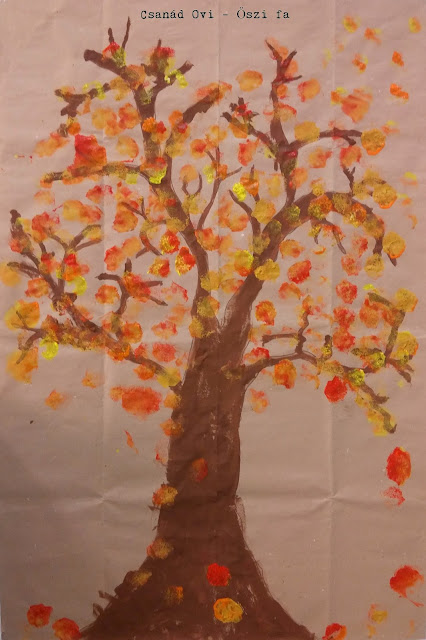 Csanád Ovi Bütykölde: Őszi fák