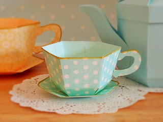 Esselle Crafts: Teacup Template