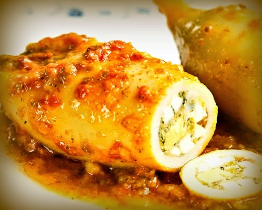 Calamares rellenos | Recetas de Cocina diarias, gratis y fáciles de ...