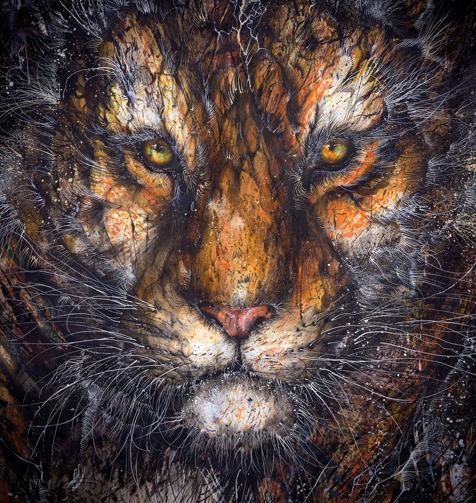 INSIDE THE ROCK POSTER FRAME BLOG: Hua Tunan Prairie Fire Print Release ...