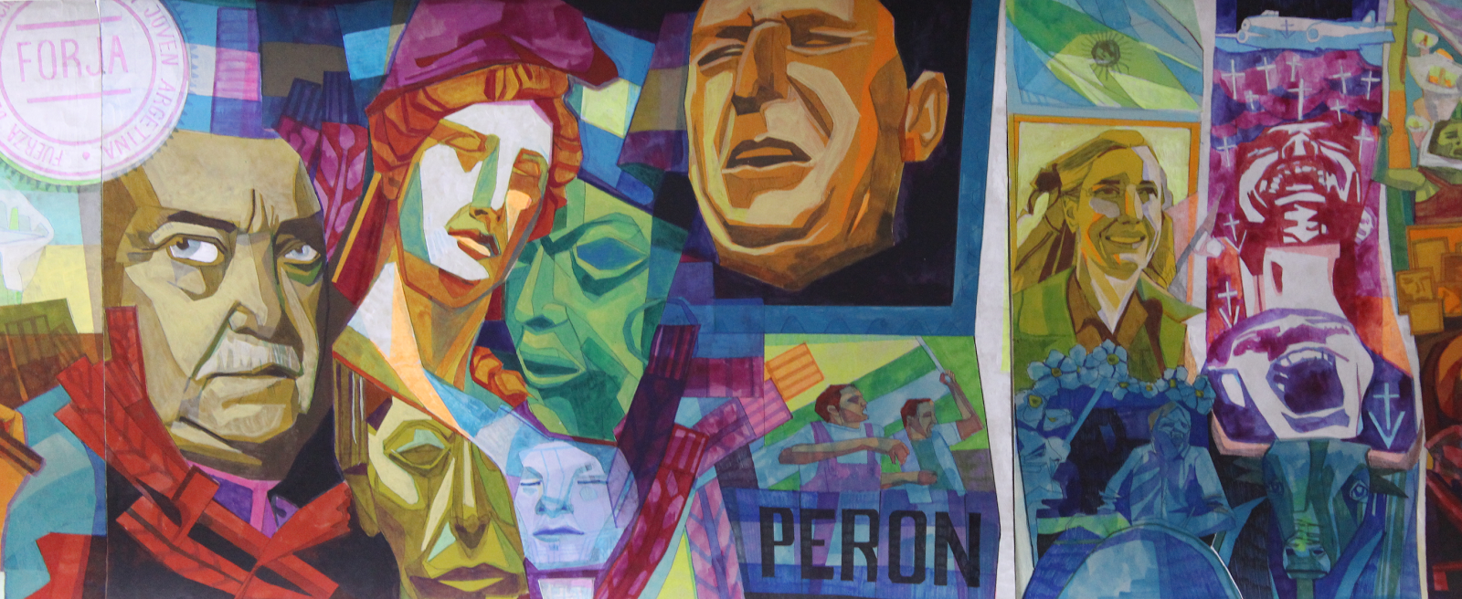 Pablo Anibal Lopez-Gestion Cultural.: Boceto Mural Concurso de Murales-UNAJ.