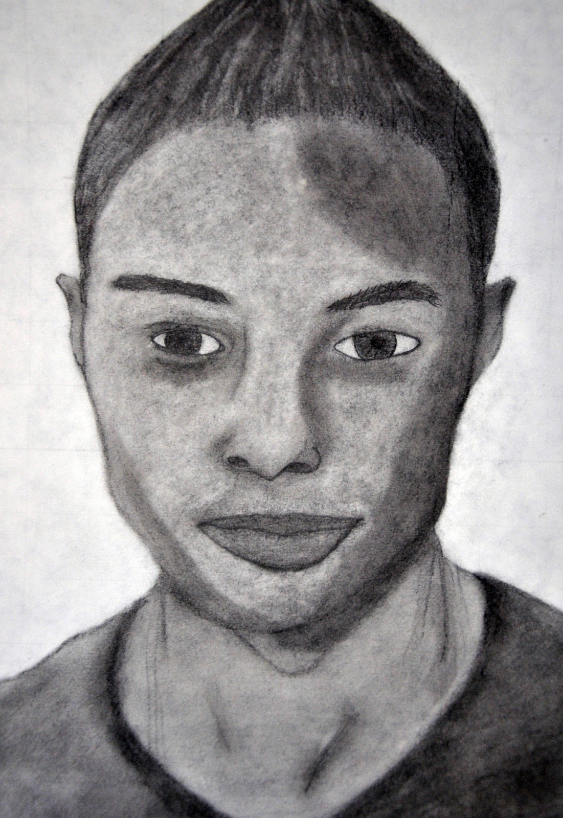 Student Art: Graphite Self Portraits