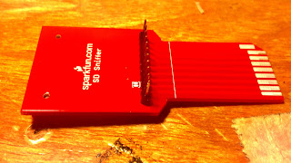 little-scale: Using an SD Card Sniffer to Hear an SPI Clock Signal