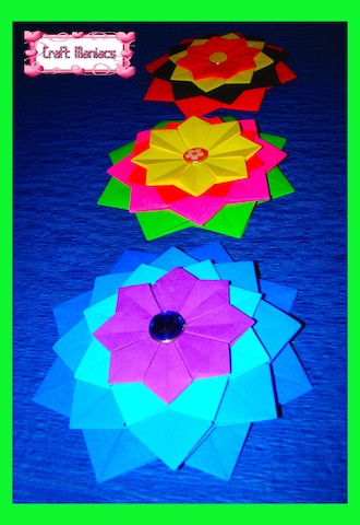 Craft Maniacs: Tea bag Folding 7: Kite Fold