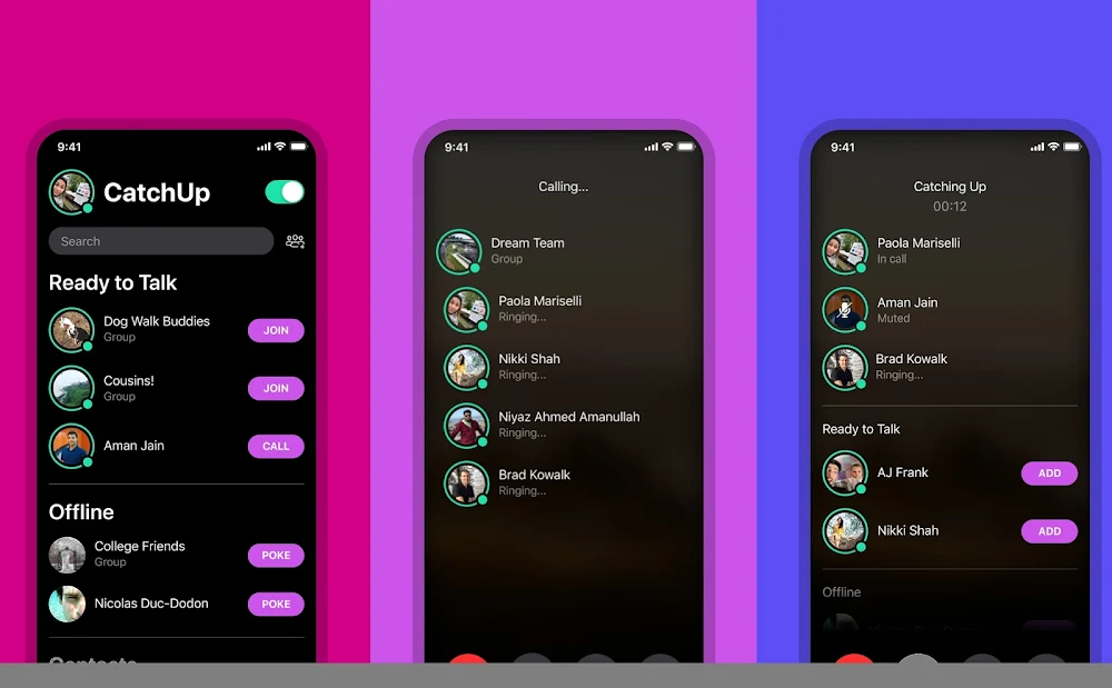 Facebook Introduces "CatchUp" App For More Entertaining Voice Calls