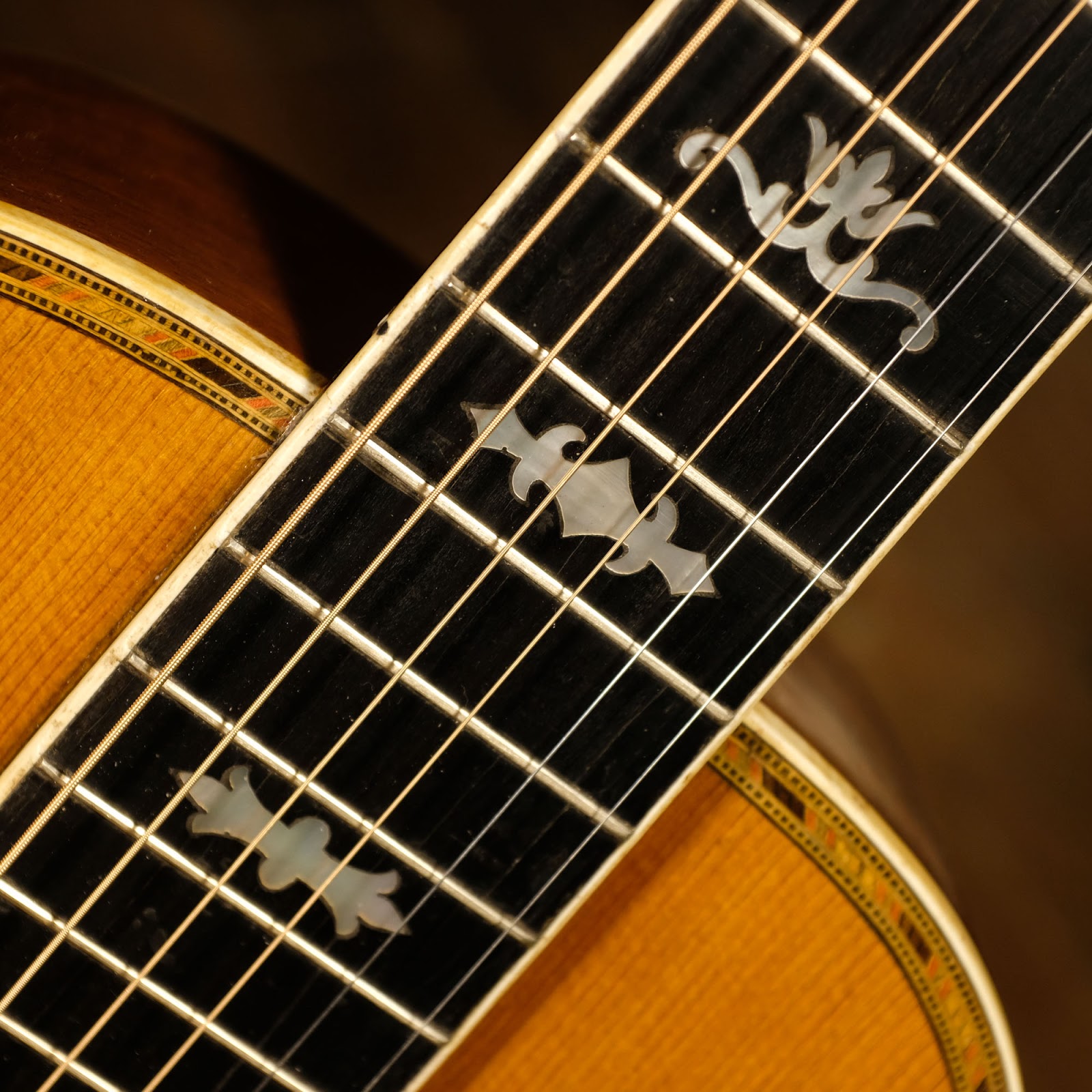 1910s Harmony-made Fancy Tailpiece Parlor Guitar