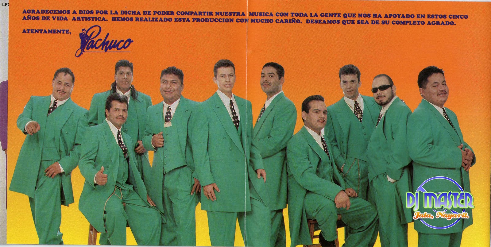 La mejor música de México y el Mundo: Banda Pachuco - La más querida 1997