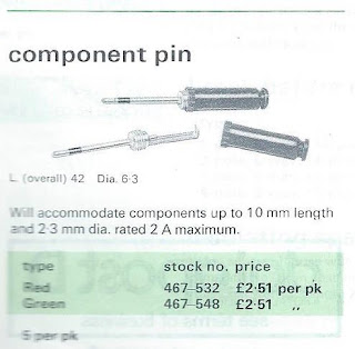 Sealectro Programming Devices: RS Components 10x10 Matrix and Shorting/Component Pins
