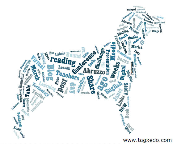 Janet's Abruzzo Edublog: A Wordle in the Gallery