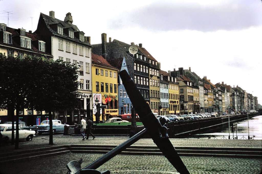 Color Photographs of Street Scenes of Copenhagen, Denmark in 1968 ...