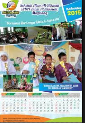 Contoh Desain Kalender Sekolah Yang Unik dan Menarik - Asisten Kelas