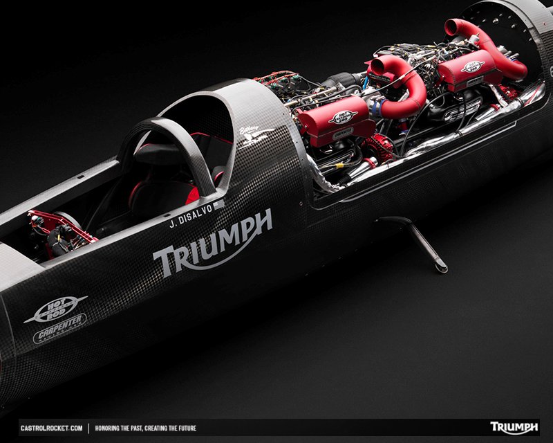 Motorcycles on the road: The Castrol Rocket