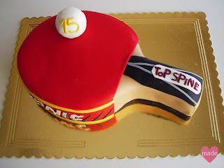 Homemade Cakes: ~ ping pong fan