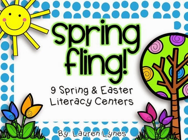Simply Second Grade: Winner and NEW Spring/Easter Literacy Centers!