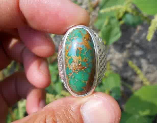 Klik to Open: Batu Akik Pirus Daun - Sept