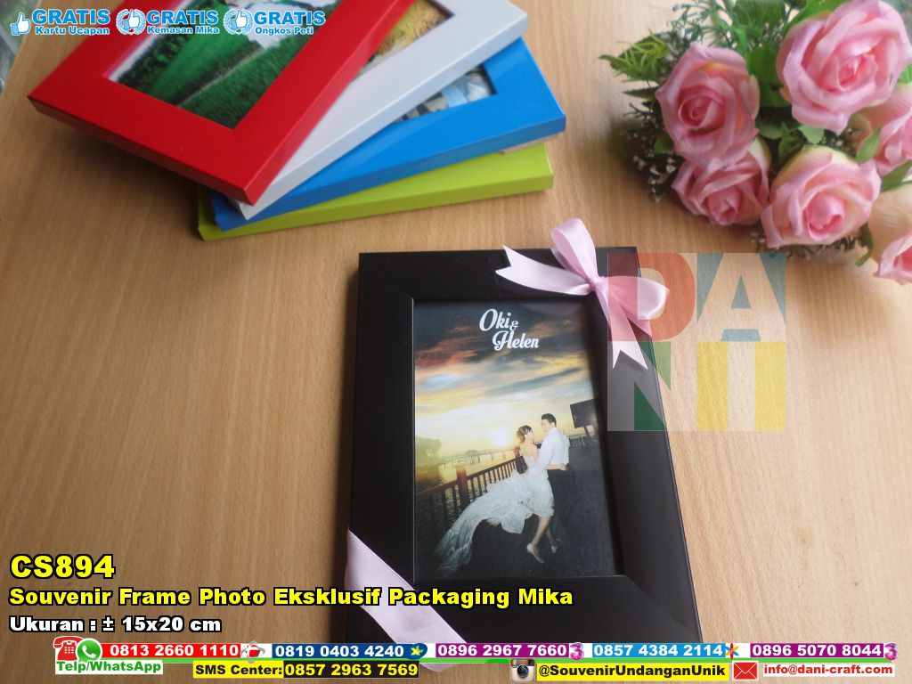 Souvenir Frame Photo Eksklusif Packaging Mika | Souvenir Pernikahan