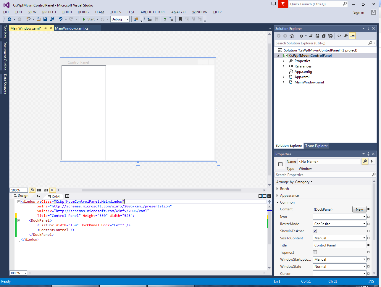 Programmer's Ranch: C# WPF: Control Panel using MVVM Programmer's Ranch: C# WPF: Control Panel using MVVM
