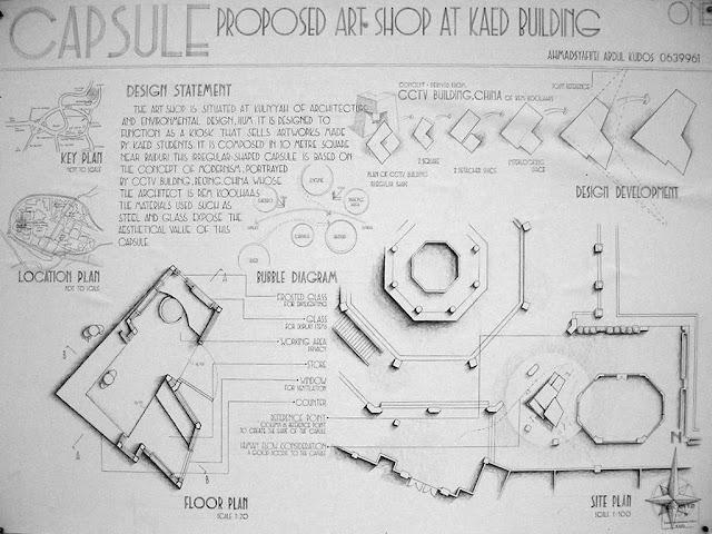piei's portfolio: Capsule - Art Shop at KAED, IIUM - 1st Year 1st Semester