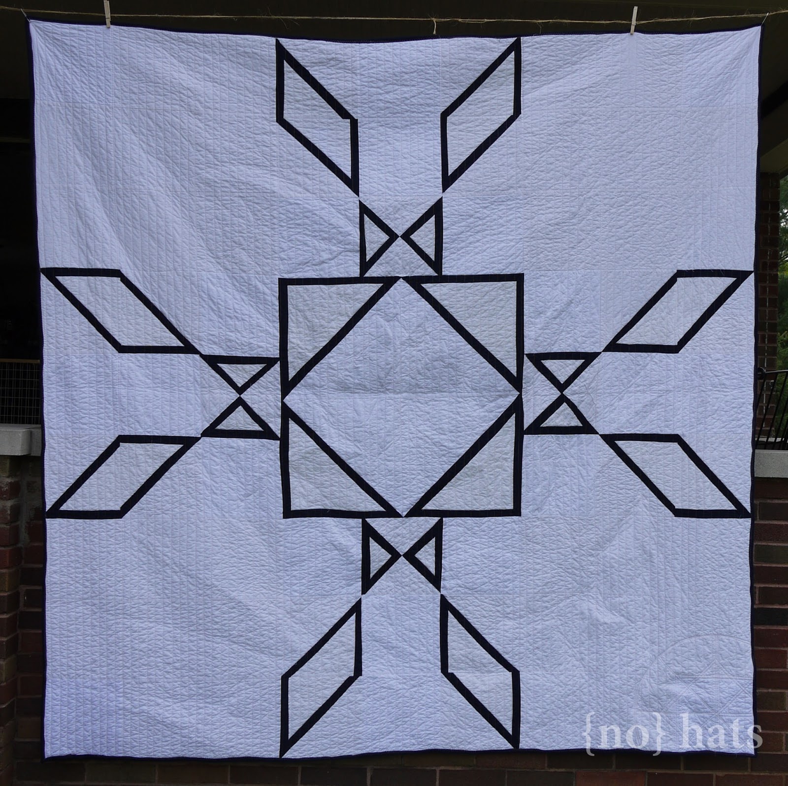 NO HATS IN THE HOUSE: chicago star: quilting outside the lines