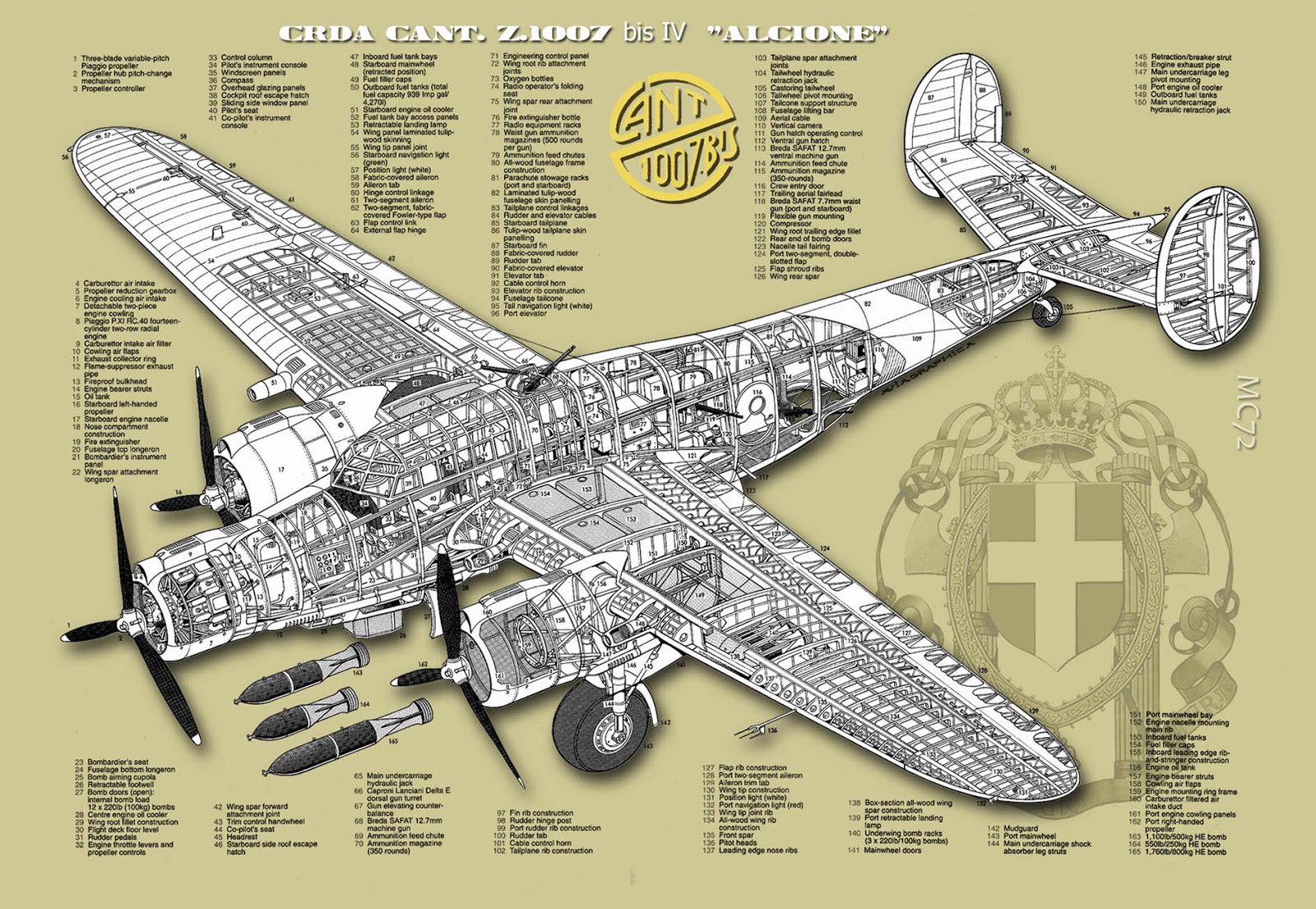 SI VIS PACEM, PARA BELLUM: Il CANT Z.1007 Alcione