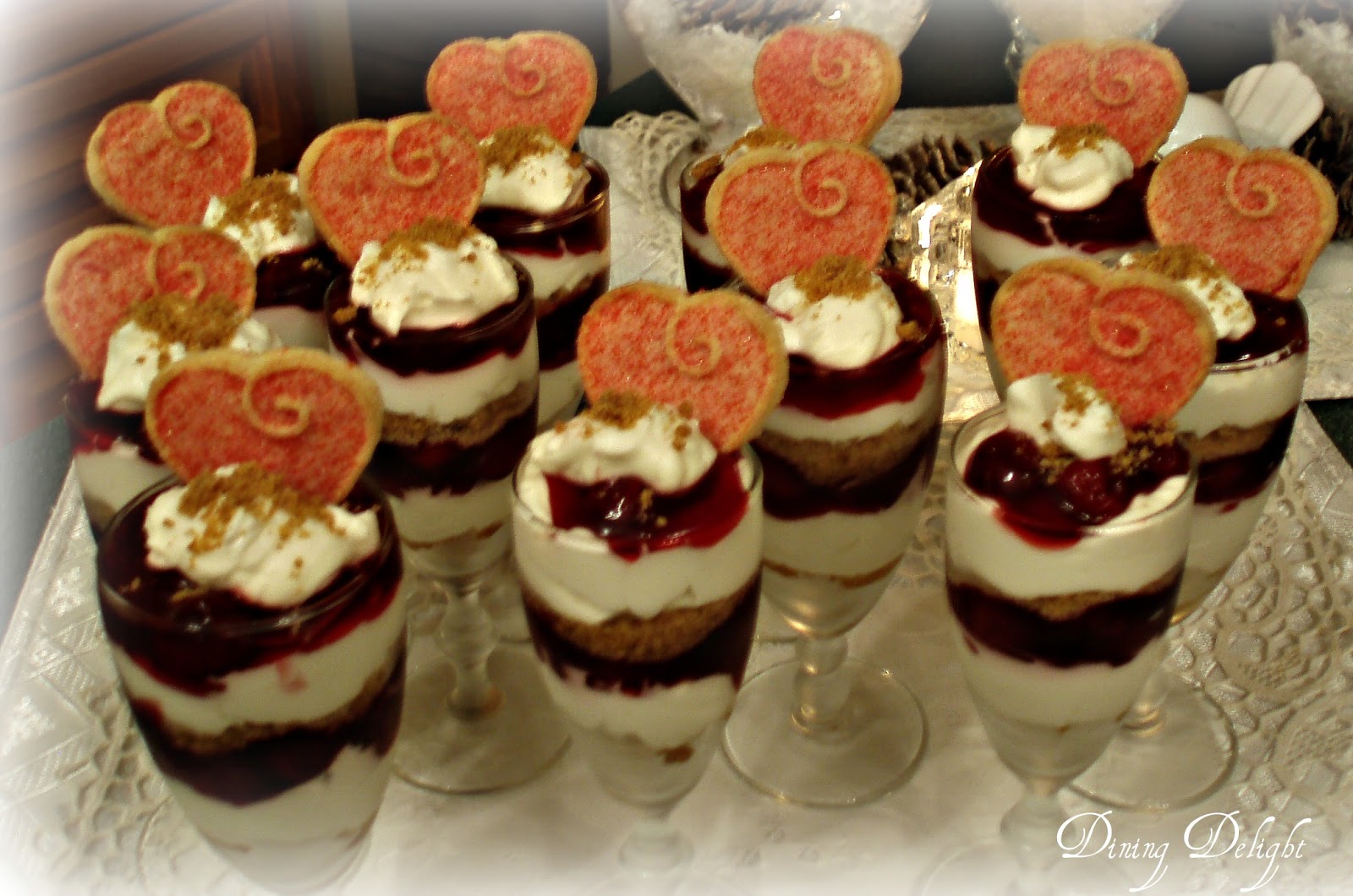 Dining Delight: Red Rose and Chocolate Brown for Valentine's