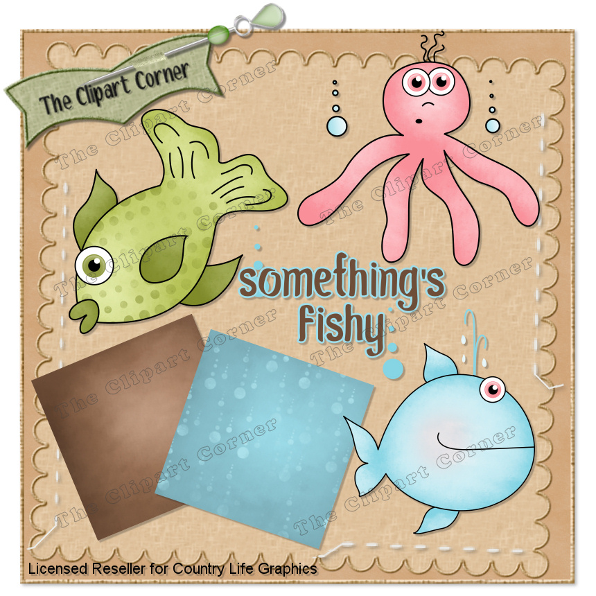 The Clipart Corner: Something Is Fishy Clip Art