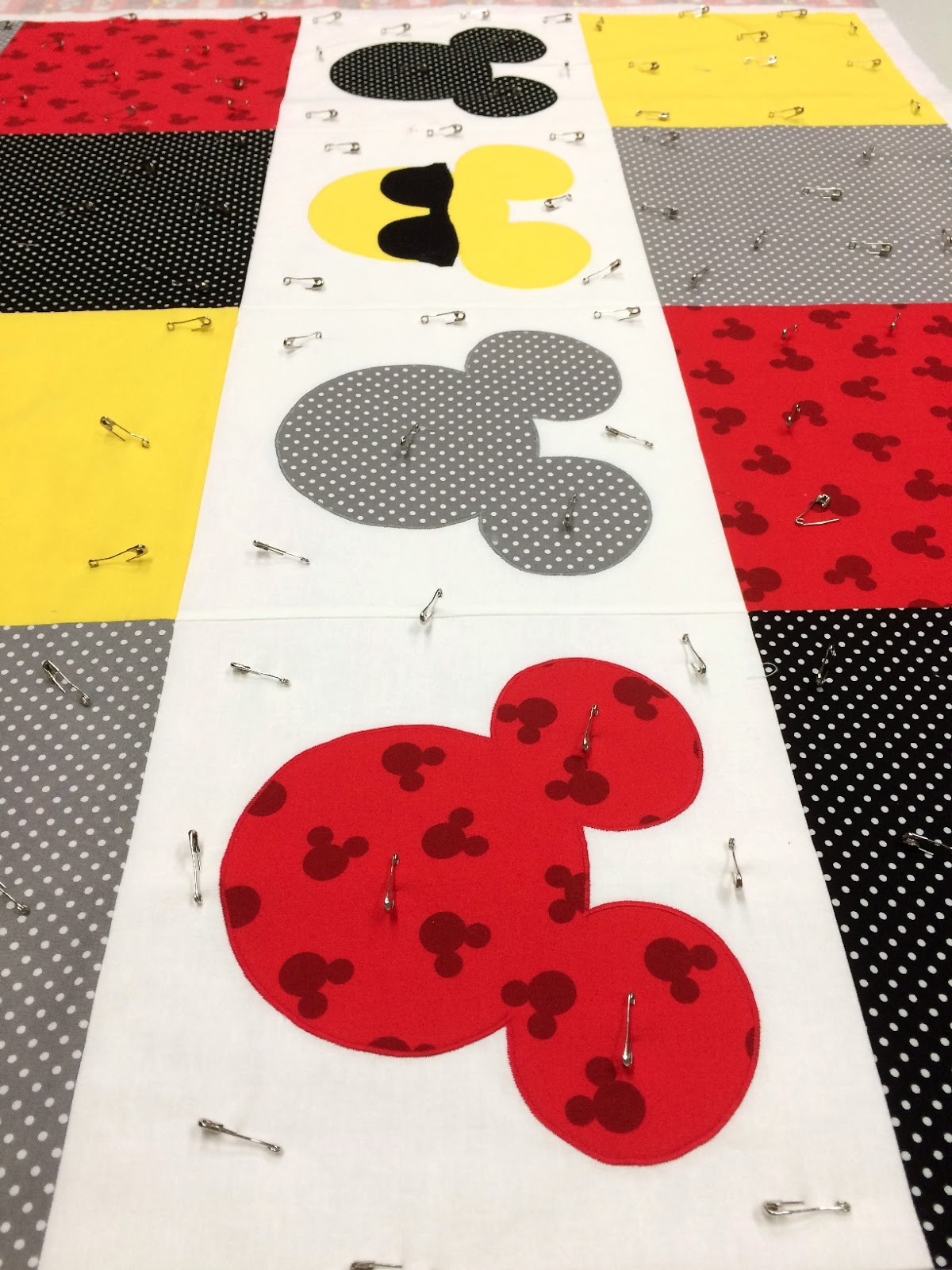 Quilted Blooms: My Friend Mickey ~ Birthday Quilt