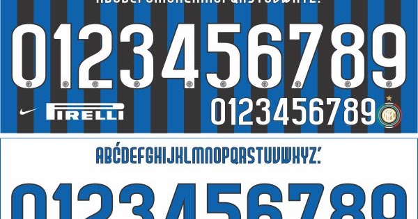 Inter Milan 2009-11 font