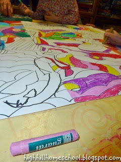 Highhill Homeschool: Group Drawing Project