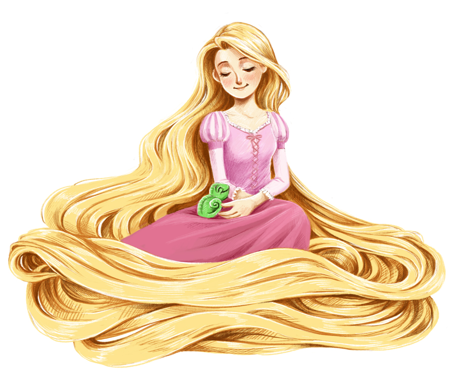 Courtney Godbey Illustration: Rapunzel