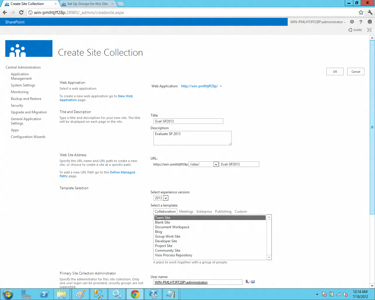 Bharath Tech Update: SharePoint Server 2013