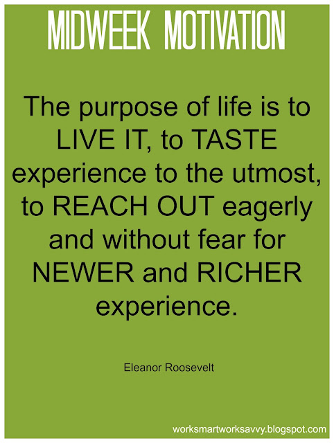 Work Smart Work Savvy: Midweek Motivation - 7th October 2015