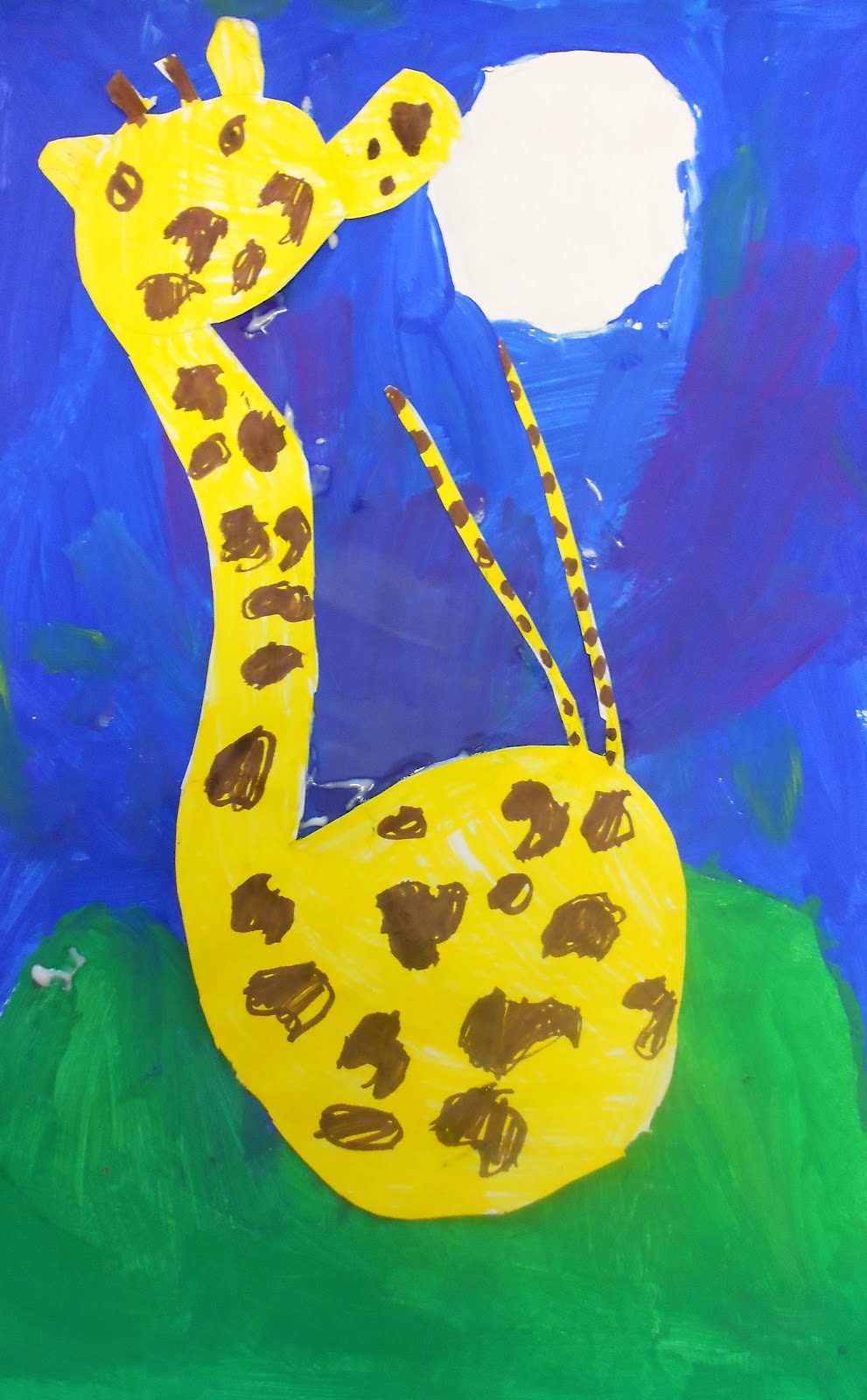 Art. Eat. Tie Dye. Repeat.: 1st Grade Giraffes Can't Dance