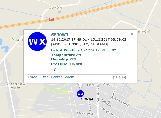 SP5QWJ: WX/CWOP - Citizen Weather Observer Program