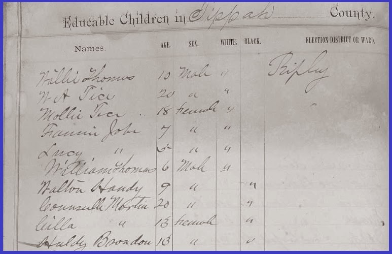 My Ancestor's Name: Appreciating the Enumeration of Educable Children ...