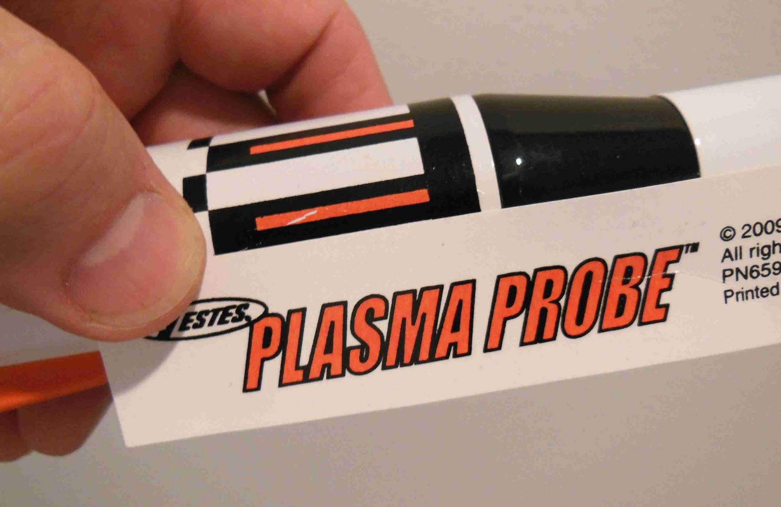 Model Rocket Building: Plasma Probe Decal Fix
