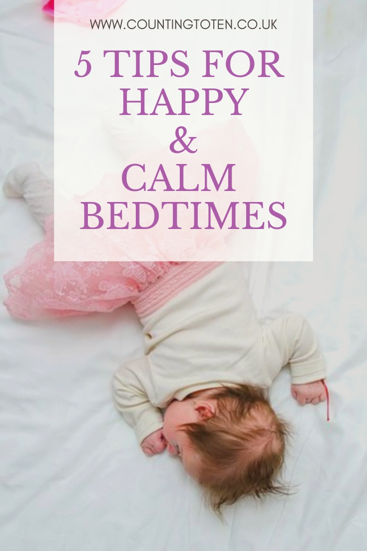 How To Have a Happy Bedtime Routine For Children - Counting To Ten