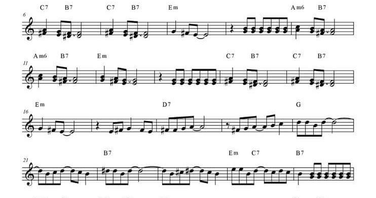 sway - Notes Musicale نوتات موسيقية