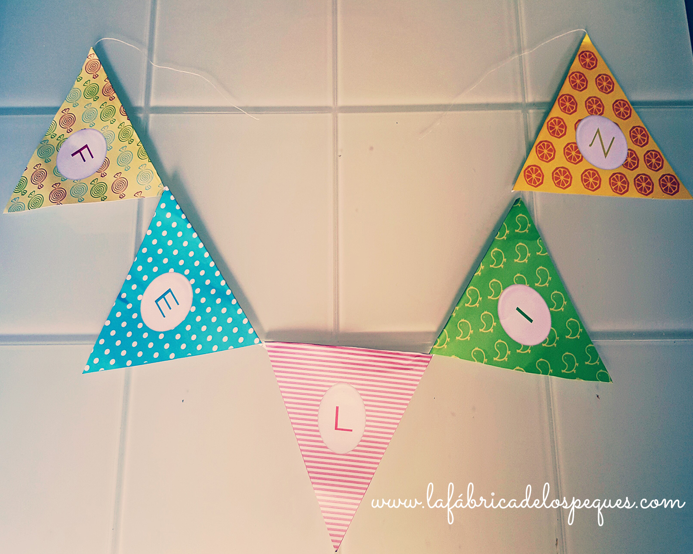 Banderines infantiles para fiestas - La fábrica de los peques