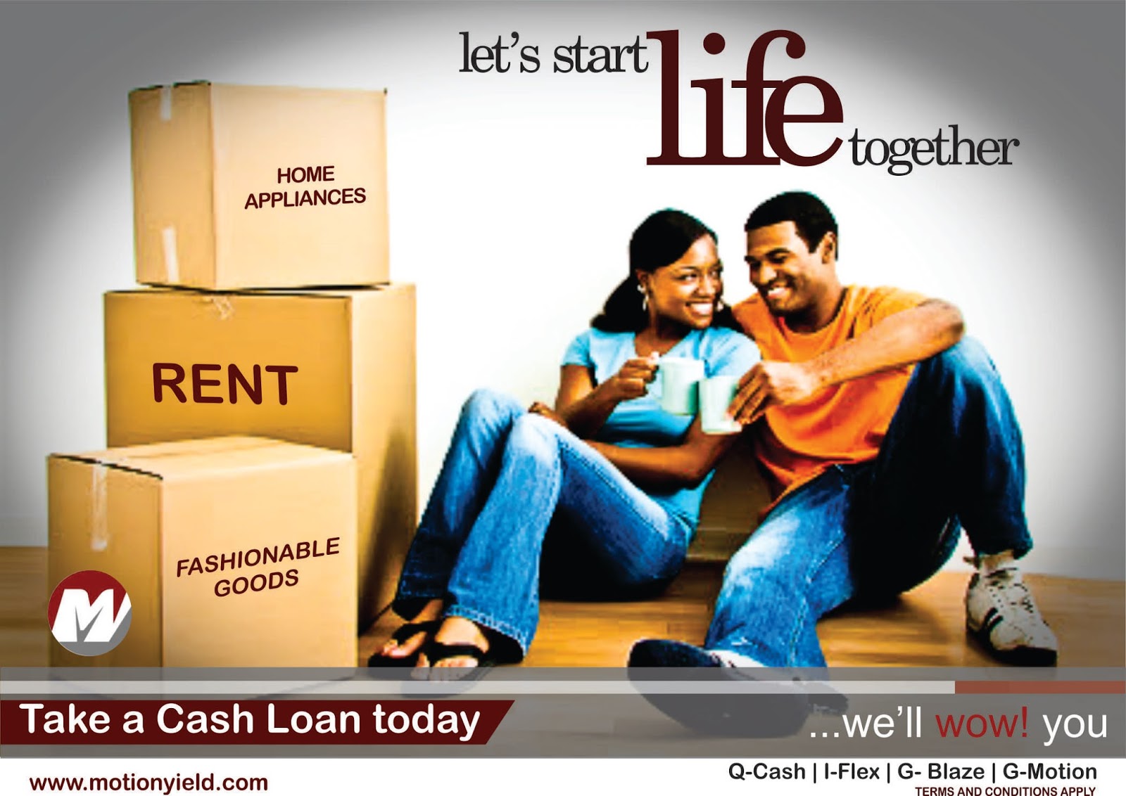 A vision in motion: Come lets start life together