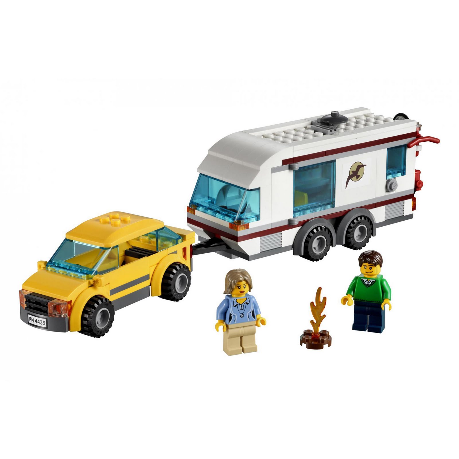 oneTWOBRICK.com: set database: LEGO 4435 car and camper