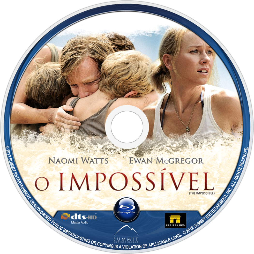 CAPAS DVD-R GRATIS: O Impossível (2012) – Blu Ray