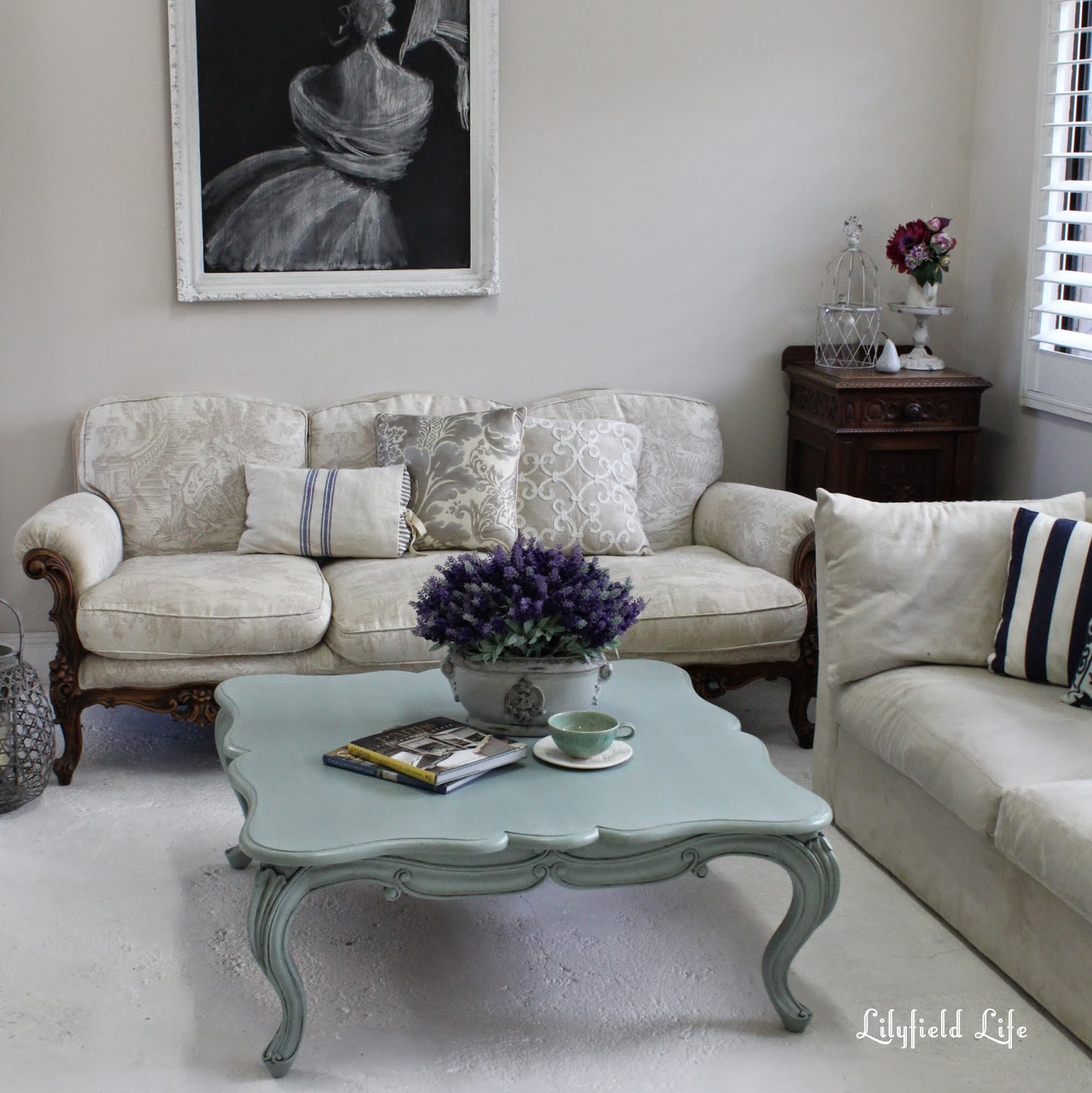 Lilyfield Life: Duck Egg Blue Coffee table