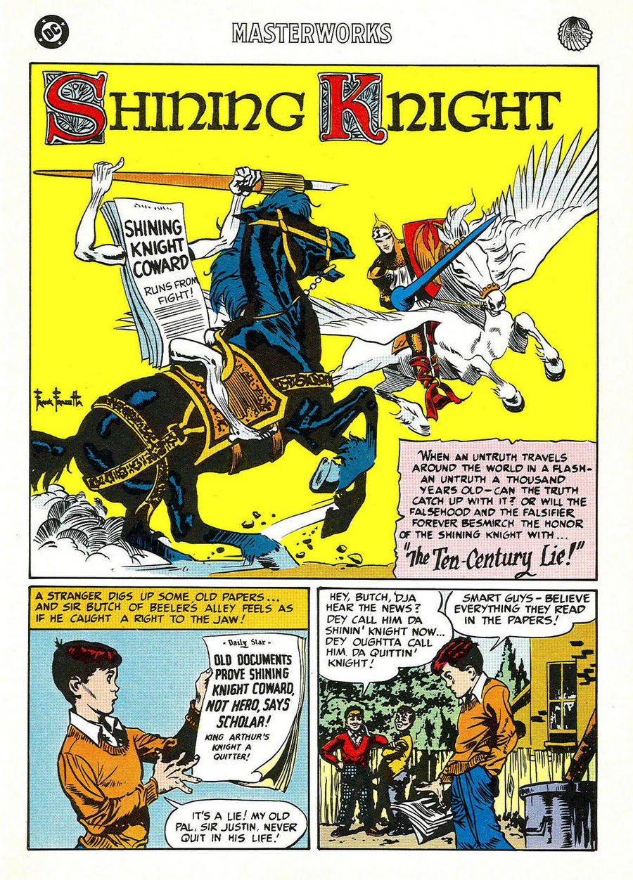 Hairy Green Eyeball 3: Frank Frazetta's Shining Knight, 1950