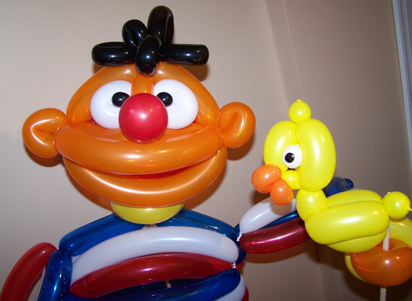 Black Cat Balloon Company's Muppet Project: Bert and Ernie