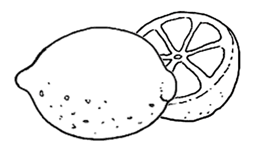 BAUZINHO DA WEB - BAÚ DA WEB : Desenhos e riscos de limão para colorir ...