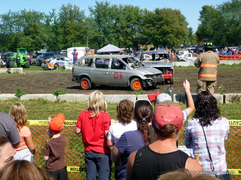 Our Awesome Travels: Forest Fall fair and Demolition Derby yesterday ...