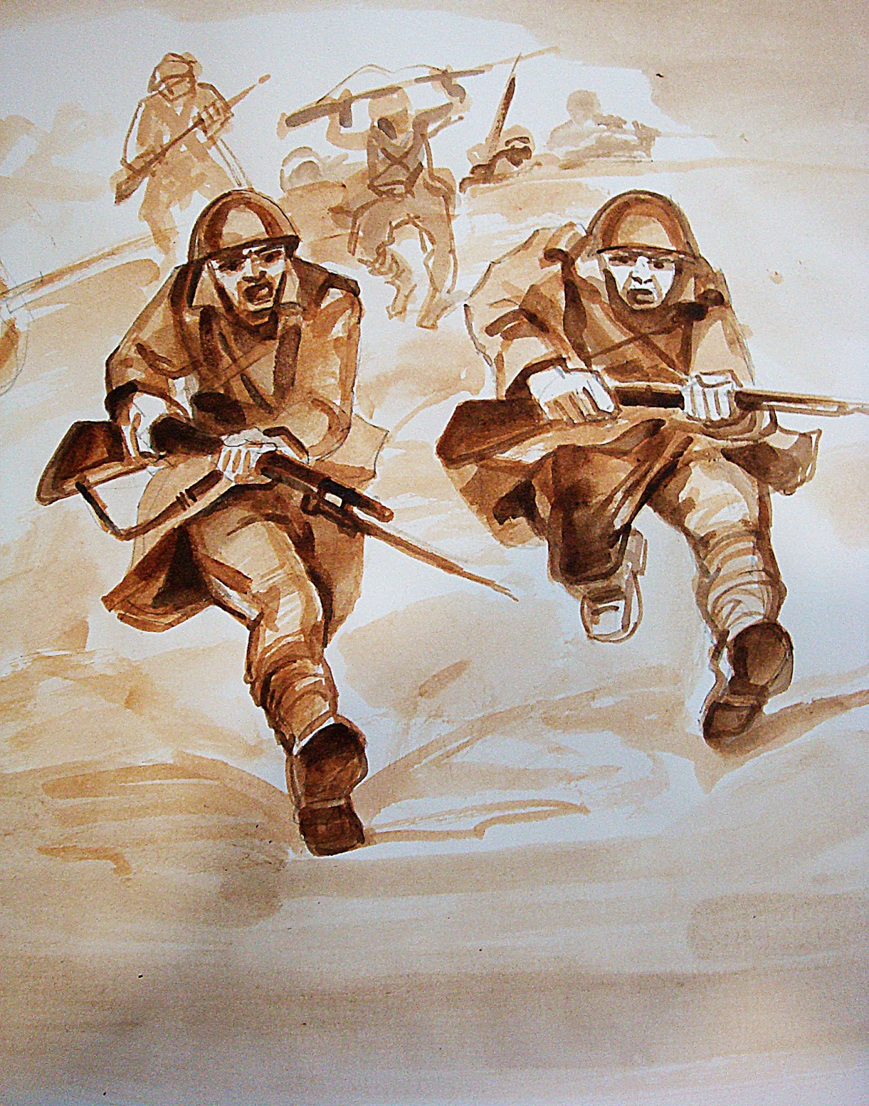 Ιστορία και άλλα δαιμόνια: 28η Οκτωβρίου 1940: Σκίτσα του Κώστα Ντιο