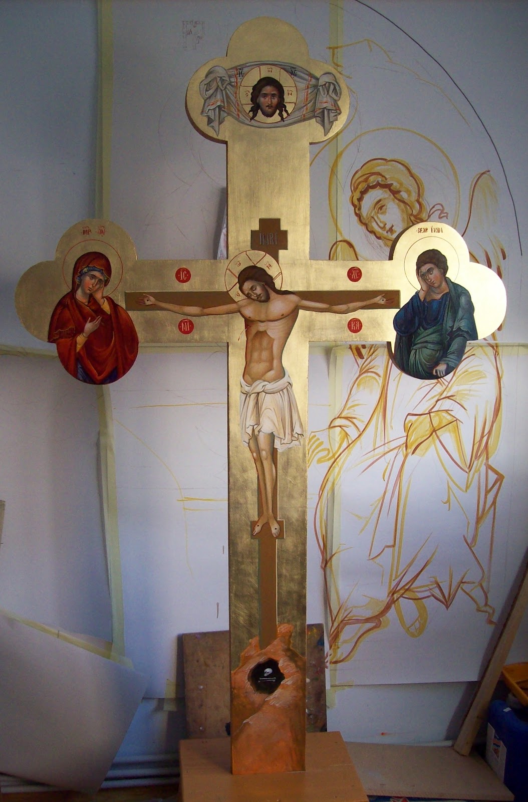 ICOANA taina si culoare: Cruce de Altar